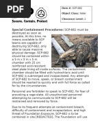 Enhanced SCP Document Template | PDF