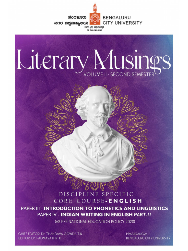 Literary Musings: Phonetics & Indian Writers | PDF | Linguistics ...