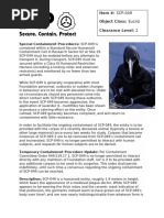 SCP Documents | PDF