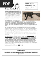 SCP-044: The Howitzer of Mass Conversion | PDF | Gun Barrel | Molecules