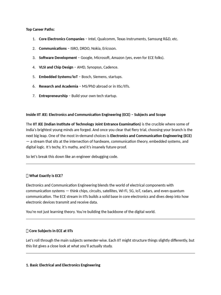 04-Optical Communication & IIT JEE Electronics and Communication Engineering | PDF | Electronic ...