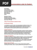 Prefect Application Letter | PDF