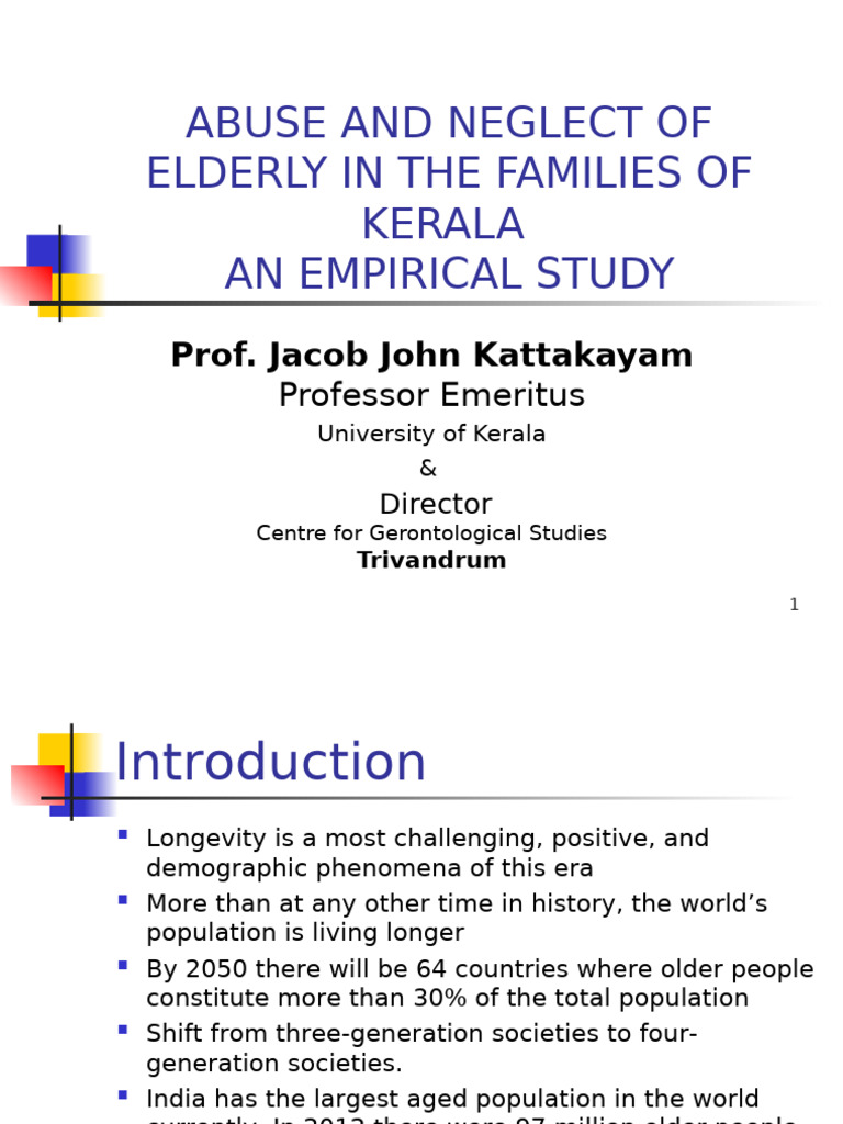 Elder Neglect and Abuse Hyderabad | PDF | Behavioural Sciences