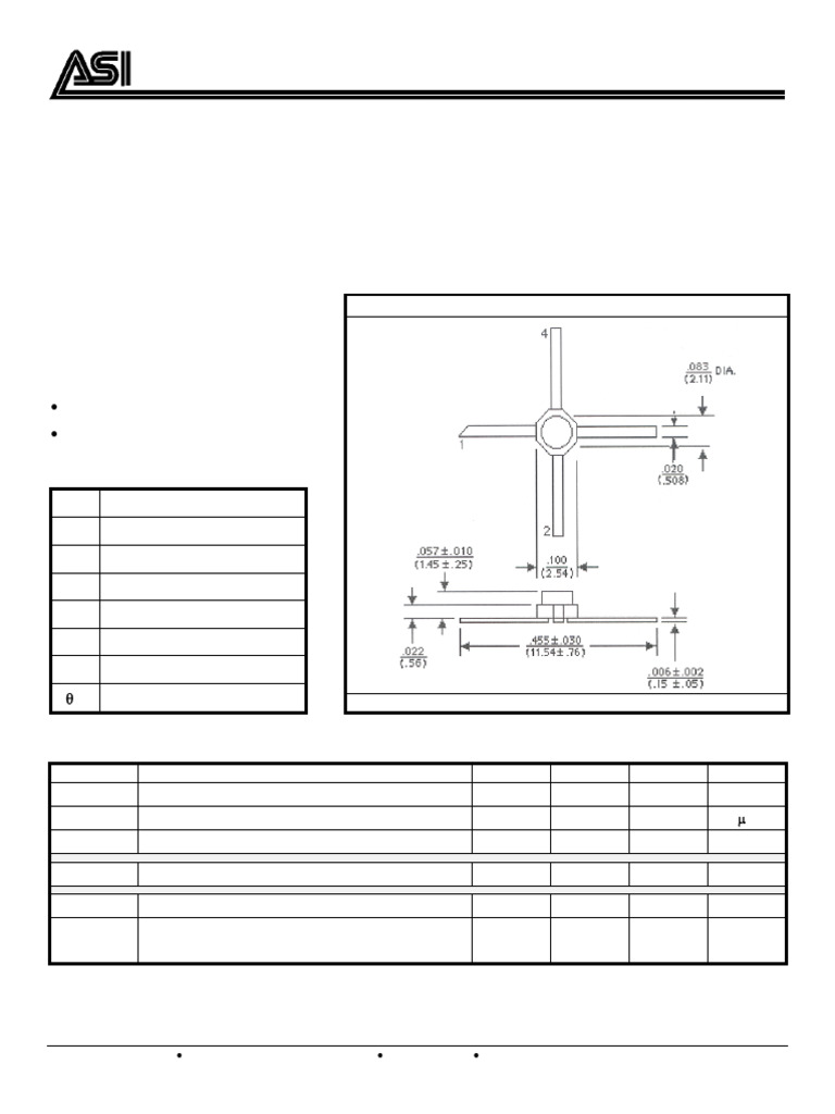 ASI 2SC2367 NPN Transistor Specs | PDF