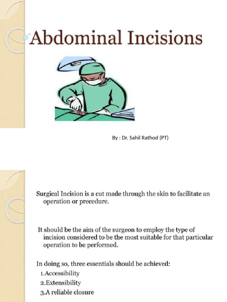 Abdominal Incisions | PDF