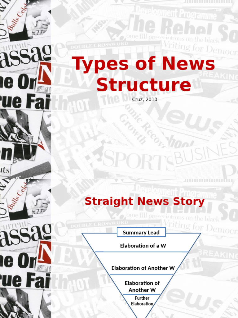 News Structure Idea How To Construct A News As A Pro | PDF