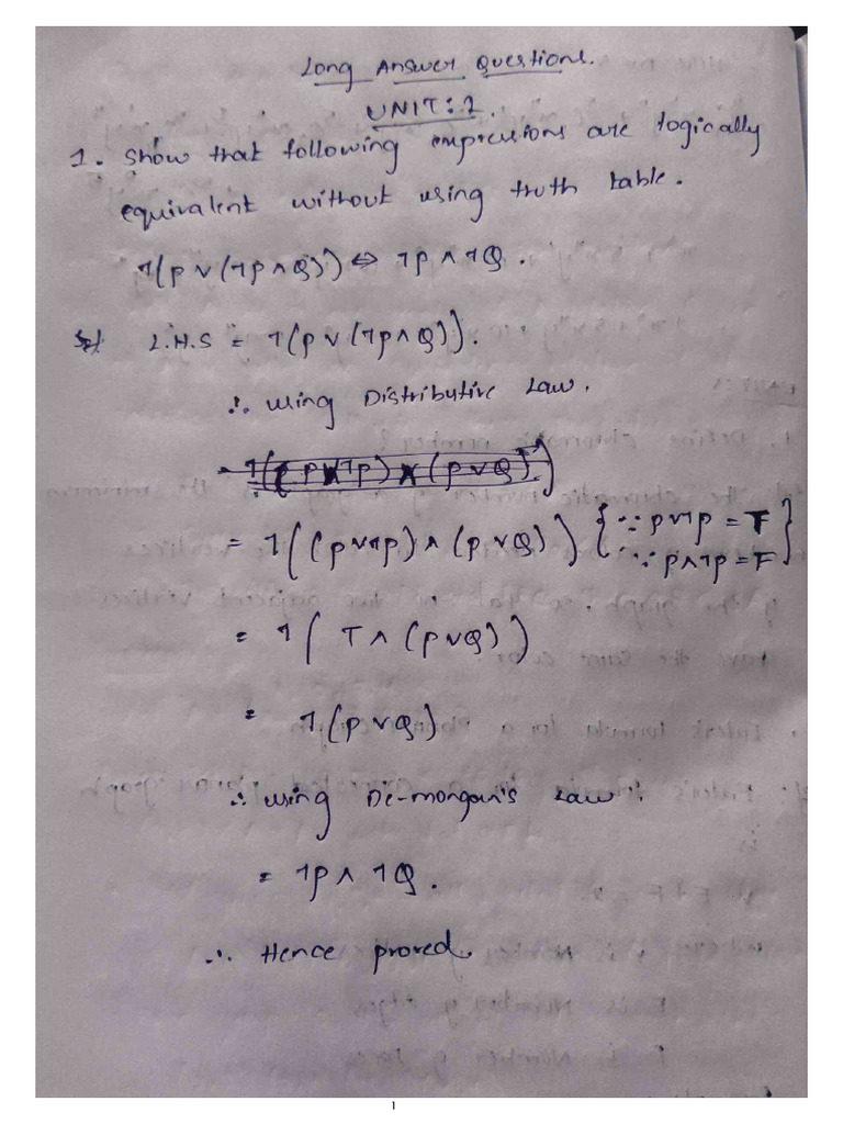 DM Laq Unit 1,2 | PDF