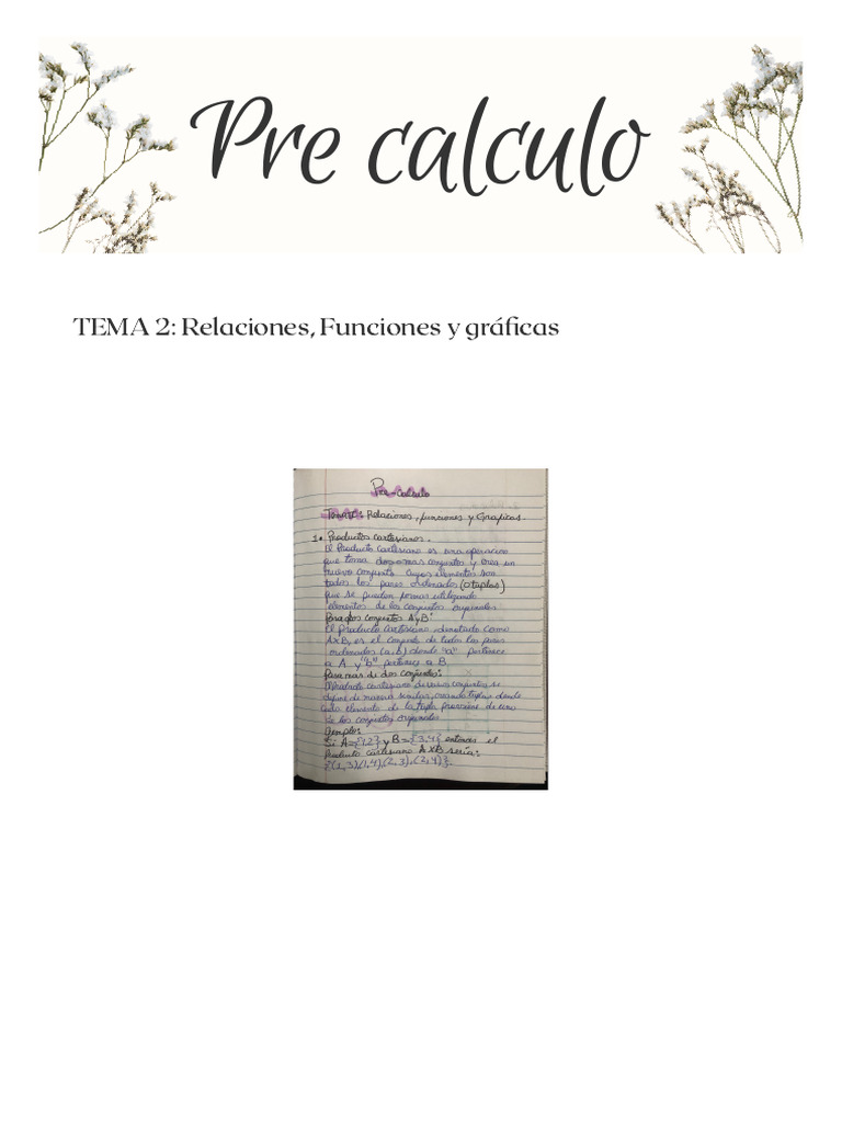 Tema 3 y 2 de Pre Calculo PDF | PDF