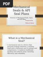 API Plan 11 Seal Flush Overview | PDF