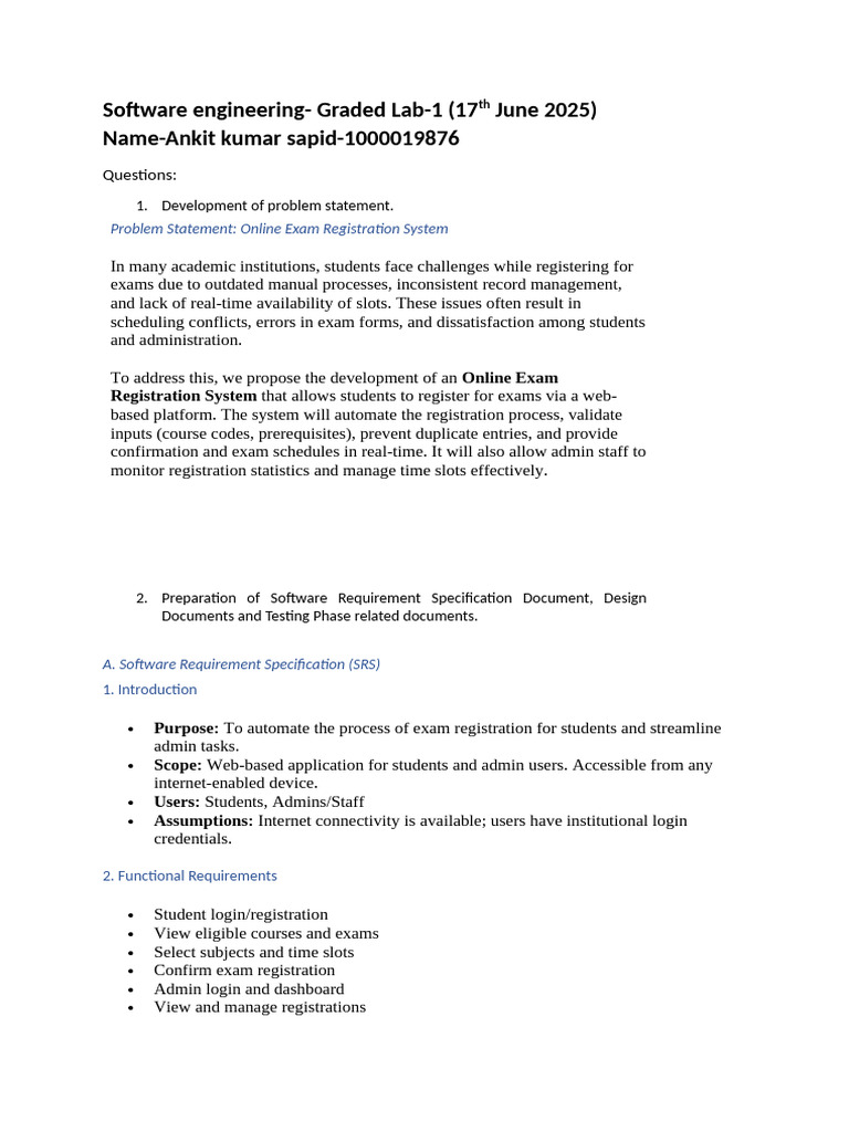 Ankit 1000019876 | PDF | Usability | Information Technology Management