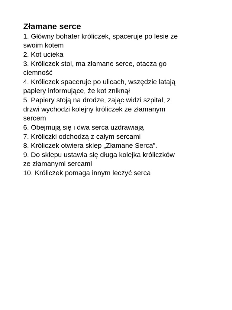 Złamane Serce | PDF