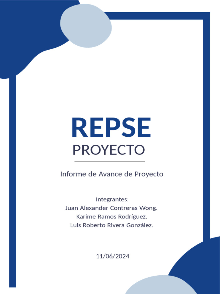 Avance del Proyecto de Software REPSE | PDF | Software | Diseño