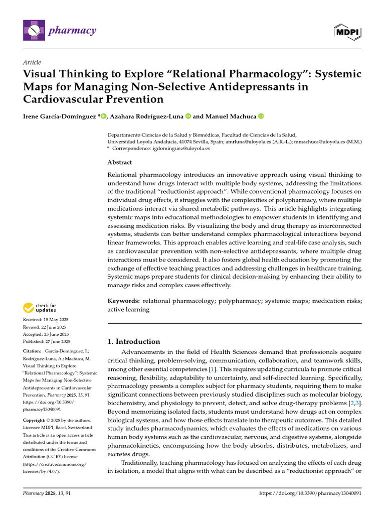 Pharmacy 13 00091 | PDF | Pharmacology | Medicine