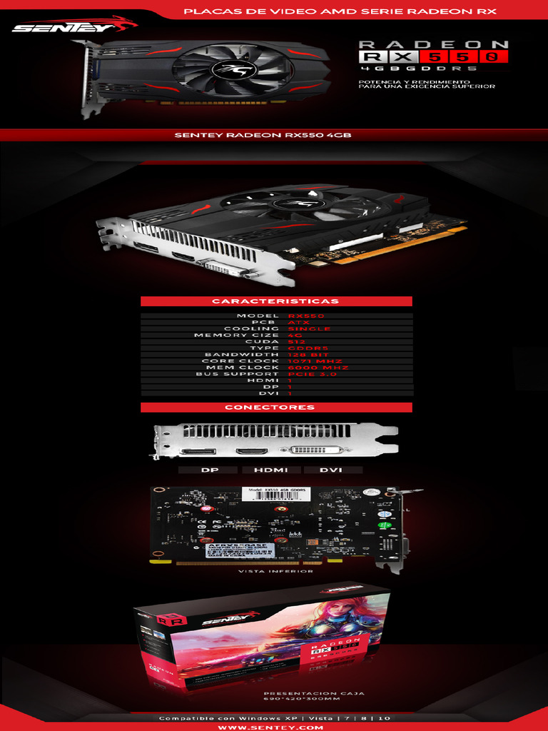 Radeon RX550 4GB | PDF