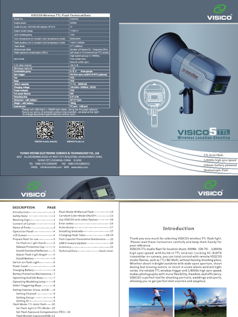 Neewer Vision 5 Flash Manual | PDF