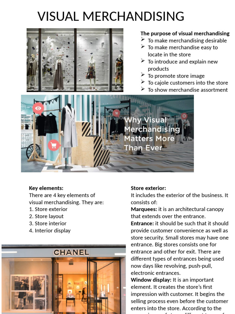 Key Elements of Visual Merchandising | PDF
