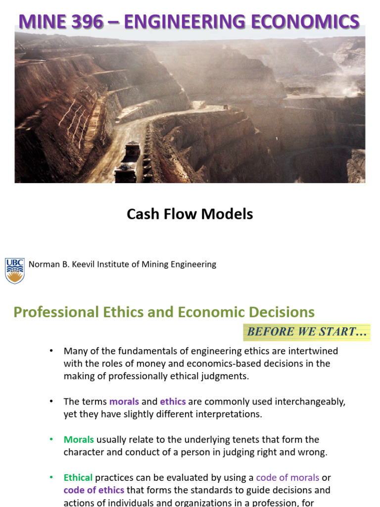 Module 1 - Cash Flow Models | PDF | Morality | Internal Rate Of Return