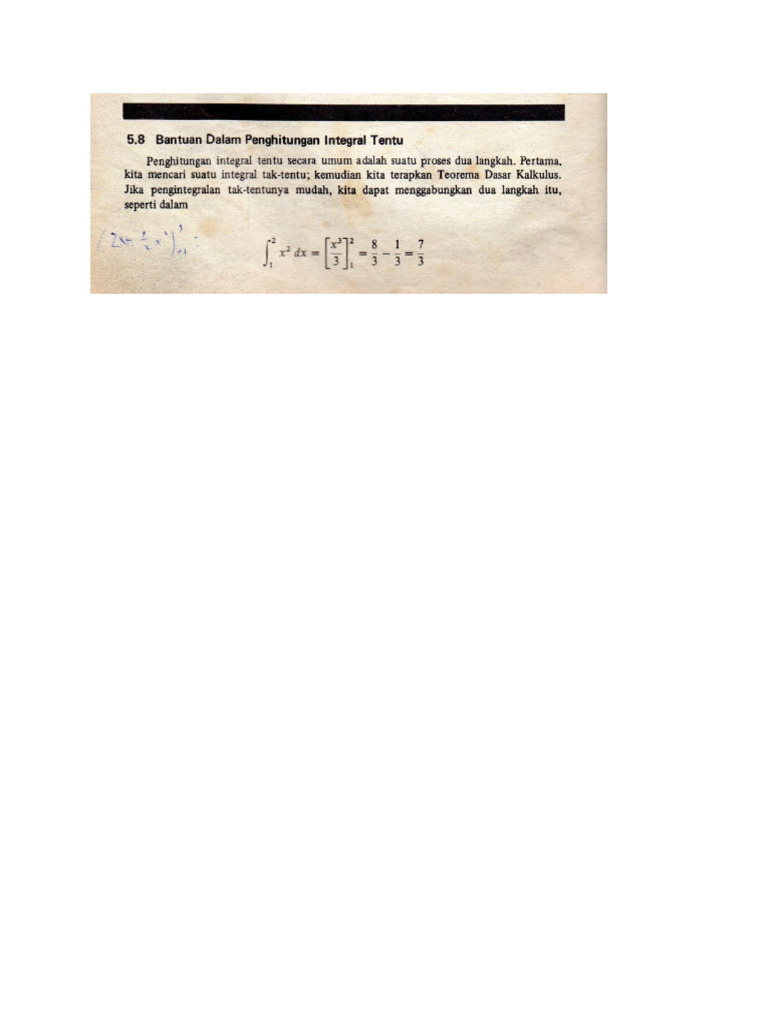 9 Bantuan Menghitung Integral | PDF