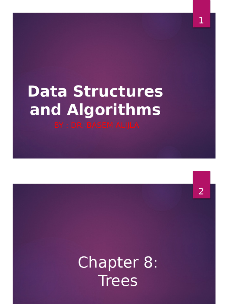 Chapter 08 Tree Part 1 | PDF | Algorithms And Data Structures ...