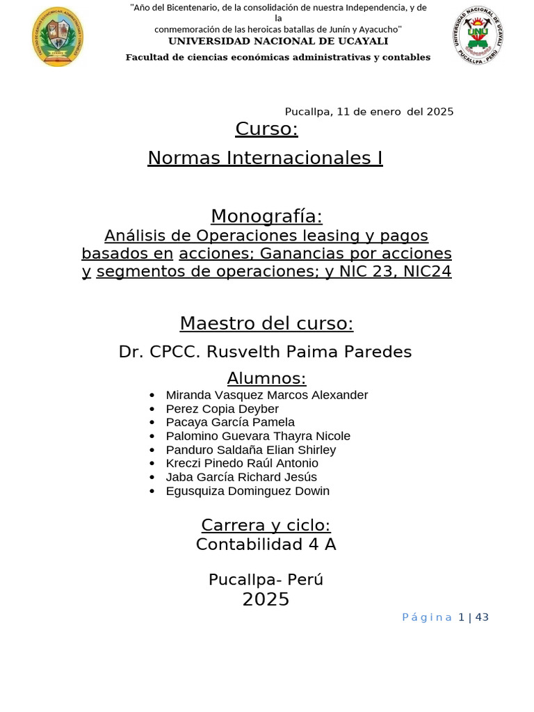 Trabajo Atlas Normas Faltan Fotos XD (1) .Docx MEJORADO | PDF | normas internacionales de ...