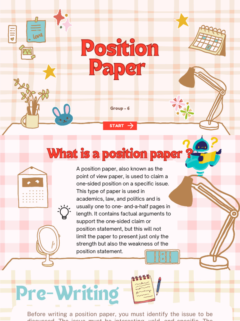 How to Write a Position Paper | PDF | Argument | Essays