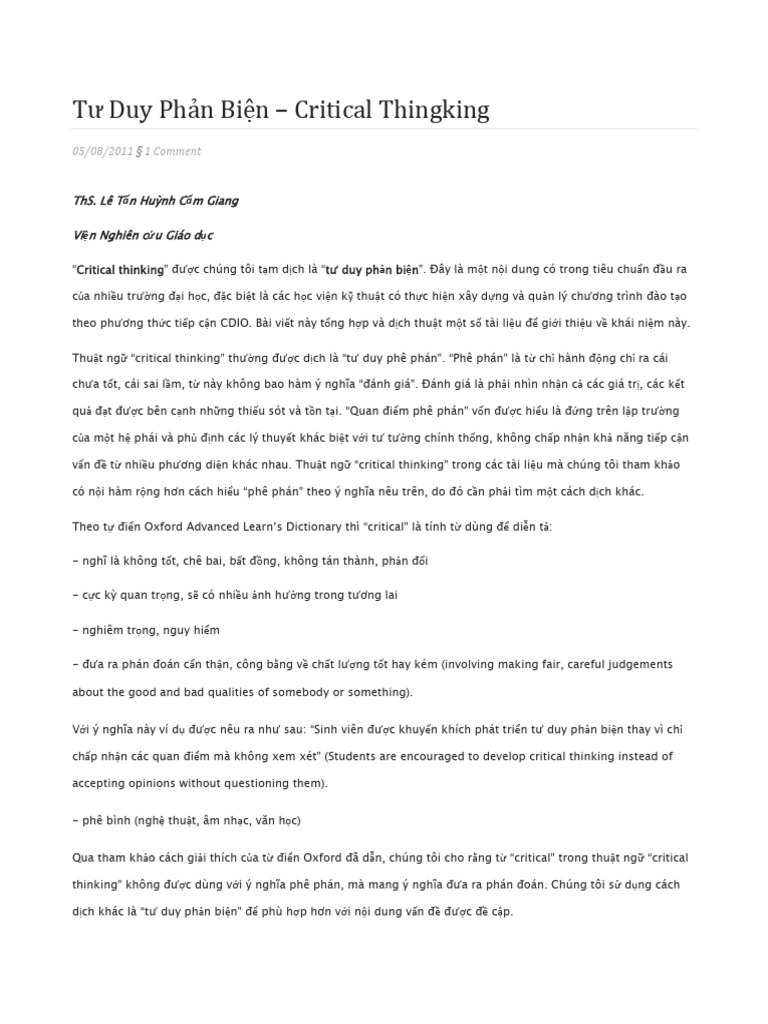 R12. LeTanHCGiang TDPB Trang 1 | PDF