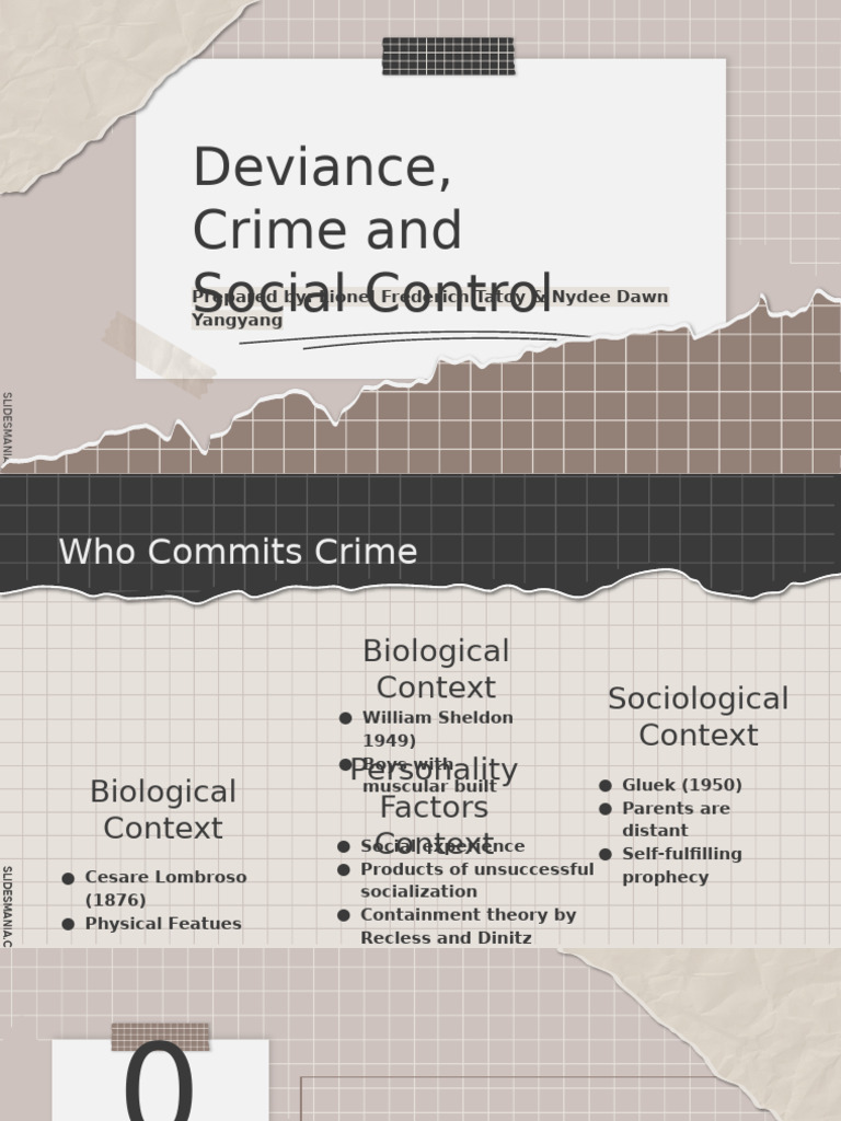 Deviance Crime and Social Control | PDF | Deviance (Sociology) | Crimes