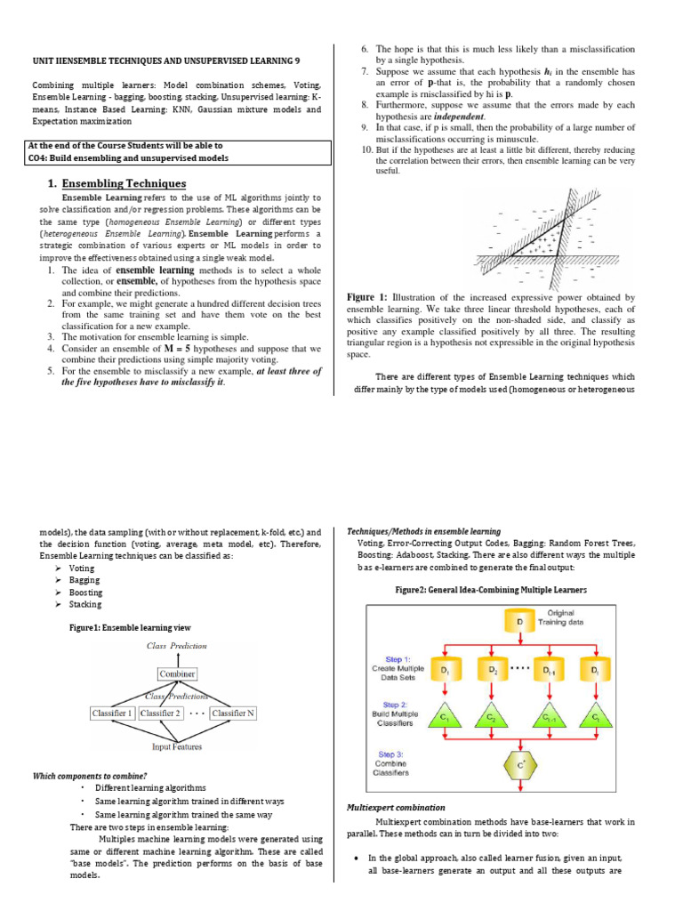 ML Unit3 | PDF | Cluster Analysis | Machine Learning