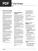 CROMSOL Eye Drops Solution 2 Sodium Cromoglicate PIL | PDF | Medicine ...