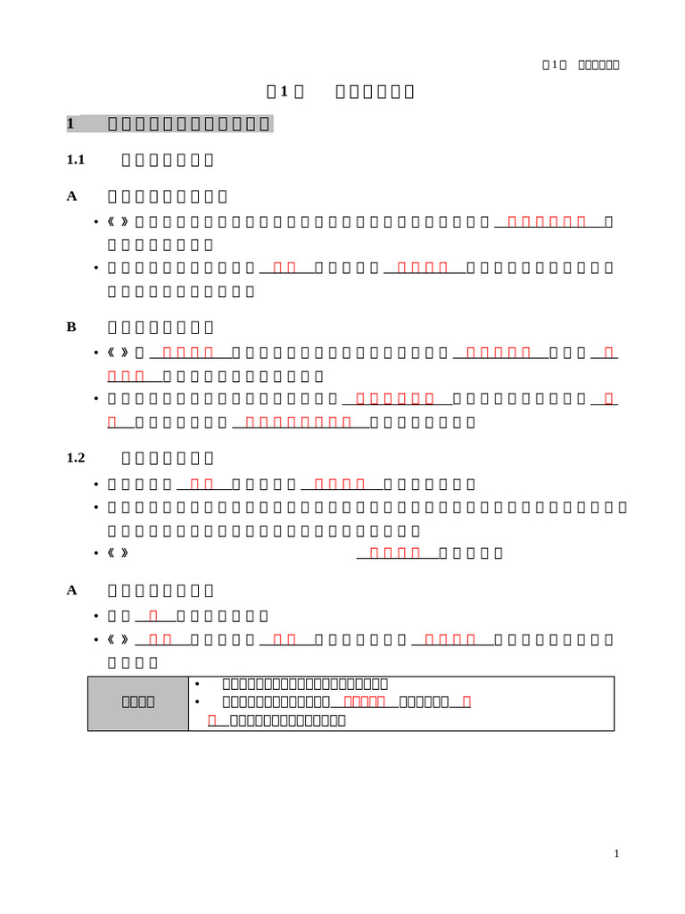 Quick Revision Note Theme1!02!01 T | PDF