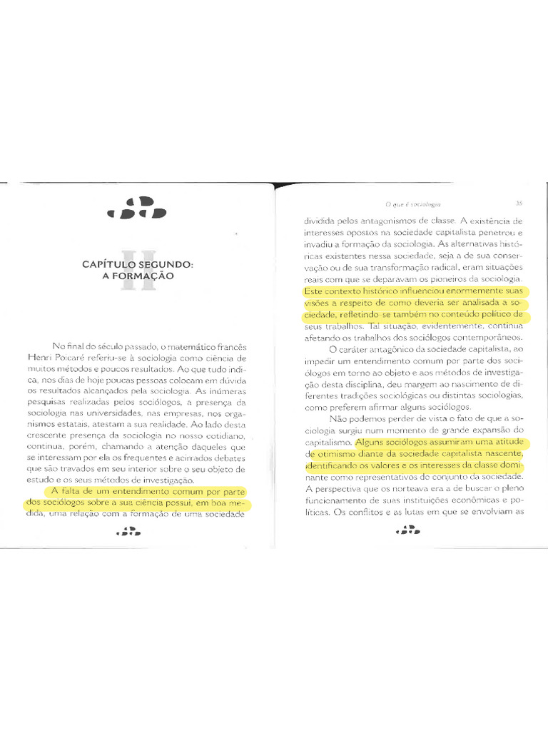 Carlos Benedito Martins - A Formação Da Sociologia | PDF
