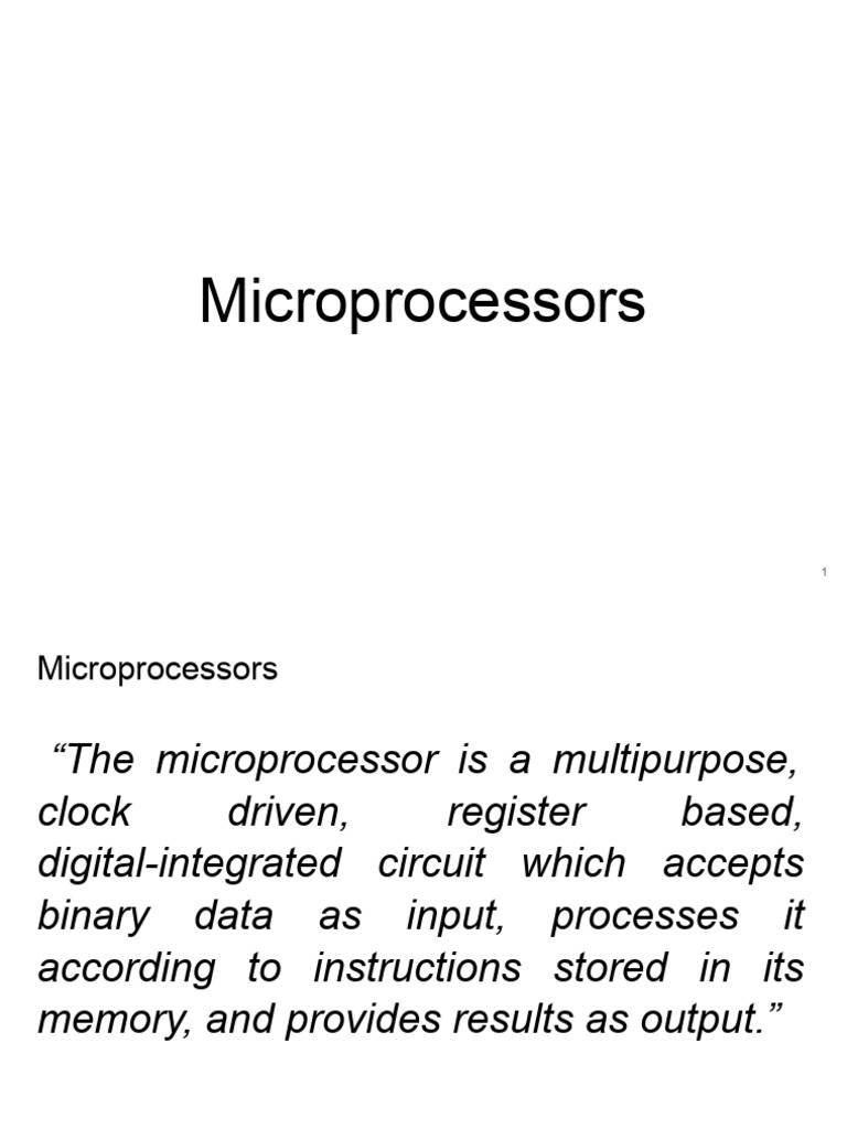 M3.4 Microprocessor 8085 | PDF | Central Processing Unit | Input/Output