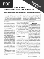 VOC Calculation Guide | PDF | Volatile Organic Compound | Density
