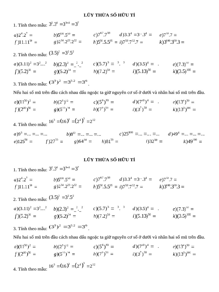 Luy Thua So Huu Ti | PDF