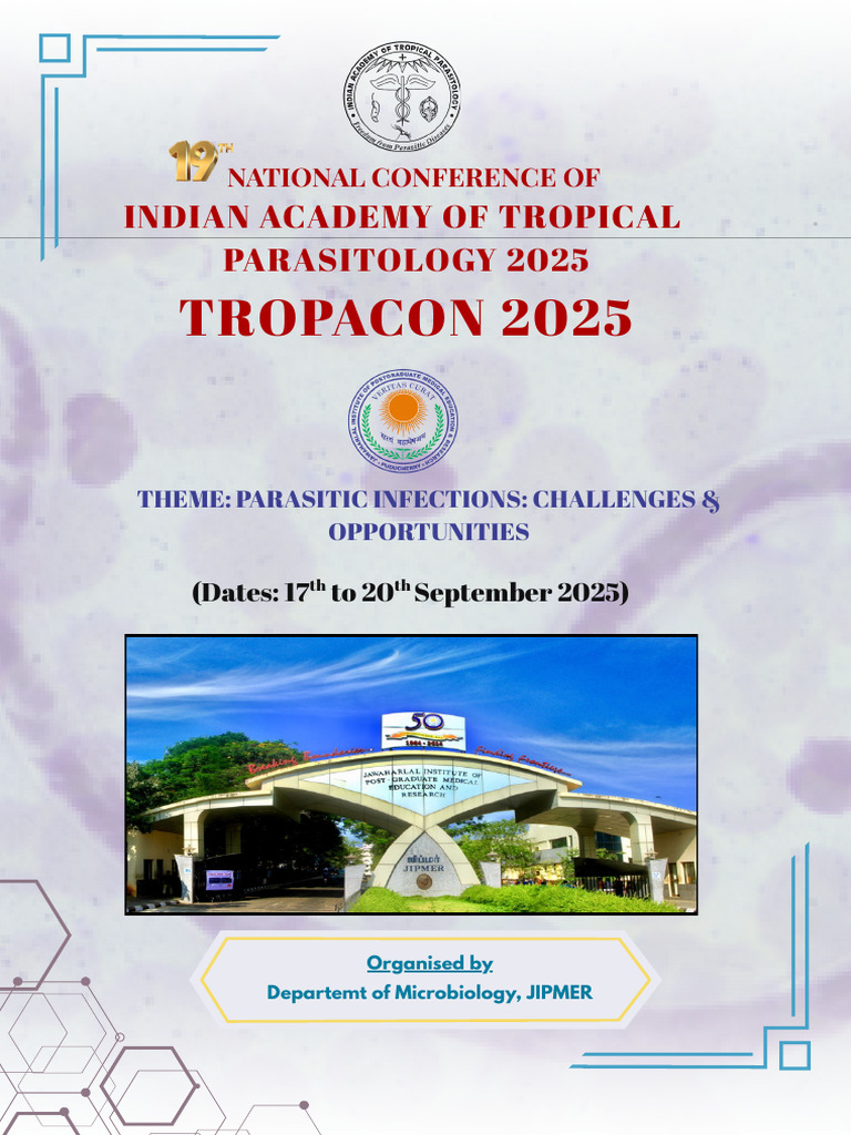 TROPACON 2025 2nd Announcement | PDF | Parasitology