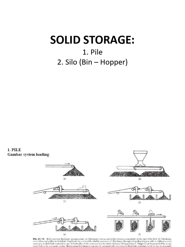 Solid Storage Design: Silo and Hopper | PDF | Materials | Physical Sciences