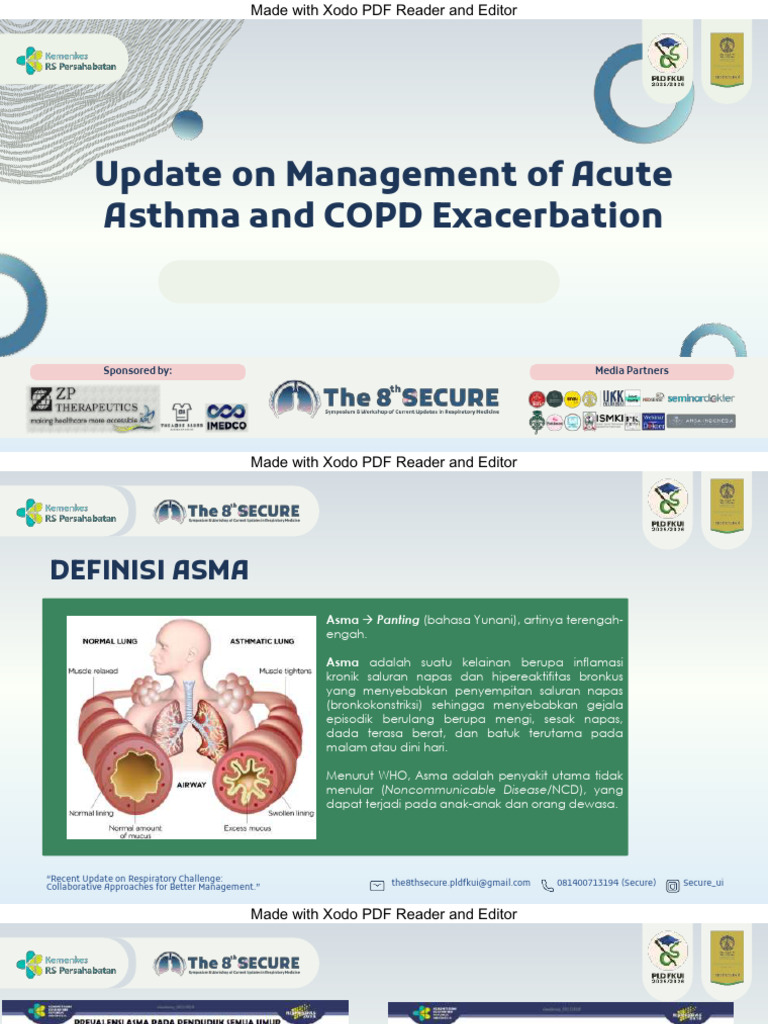 Acute asthma and ECOPD | PDF