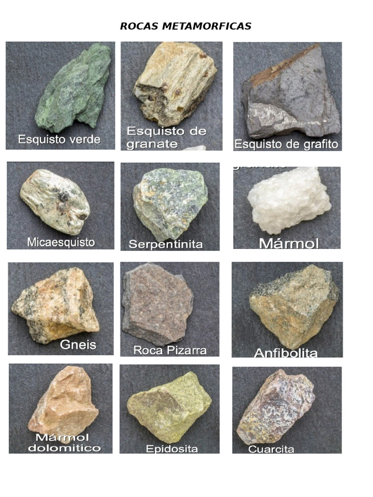 Rocas Metamorficas | PDF