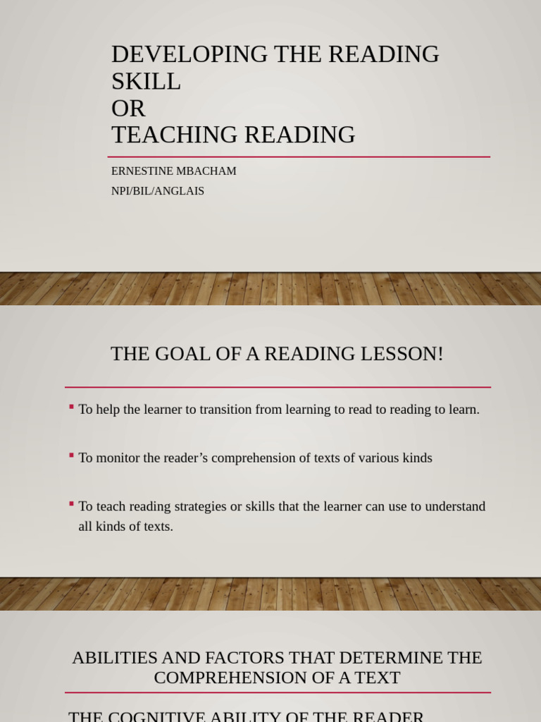 Teaching Effective Reading Strategies | PDF | Reading Comprehension ...