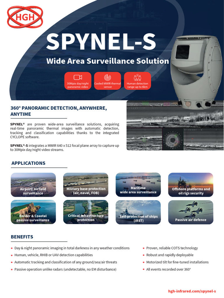 Leaflet Spynel S HGH en Am1 LR | PDF | Infrared | Imaging