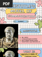 Aristotle S Model of Communication | PDF | Public Speaking | Rhetoric