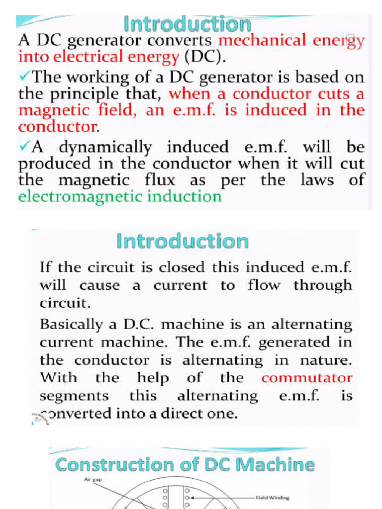 DC Generators | PDF