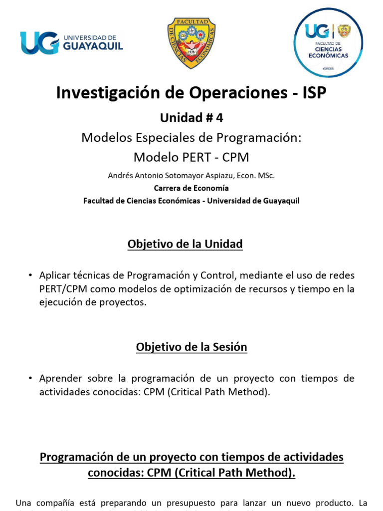 Inv. Operaciones - Unidad IV - S13 Tarea | PDF