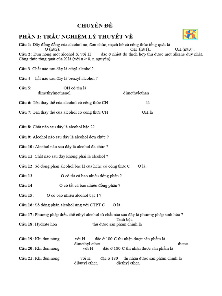 Chuyen de Ancol 11A B C VNG | PDF