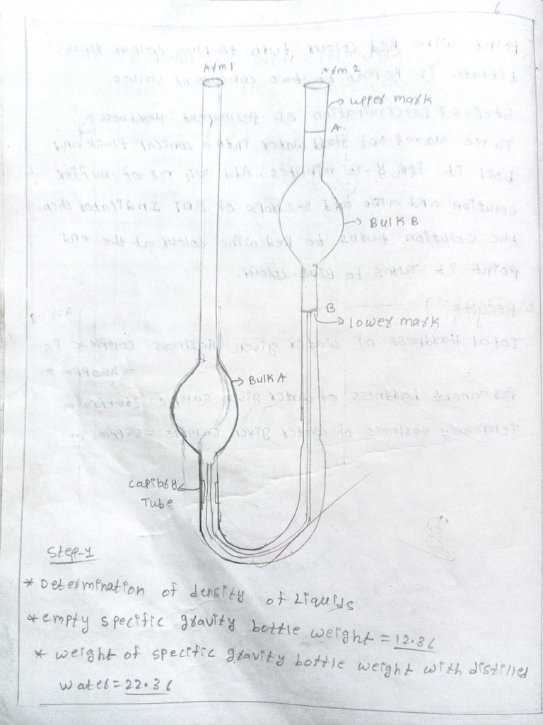 2nd Experiment, Viscosity of Oil by Ostwald's Viscometer | PDF