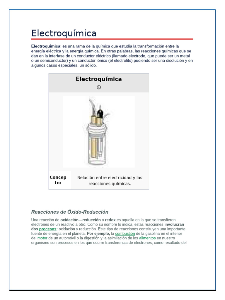 Parte 1 Circ | PDF | Electrodo | Redox