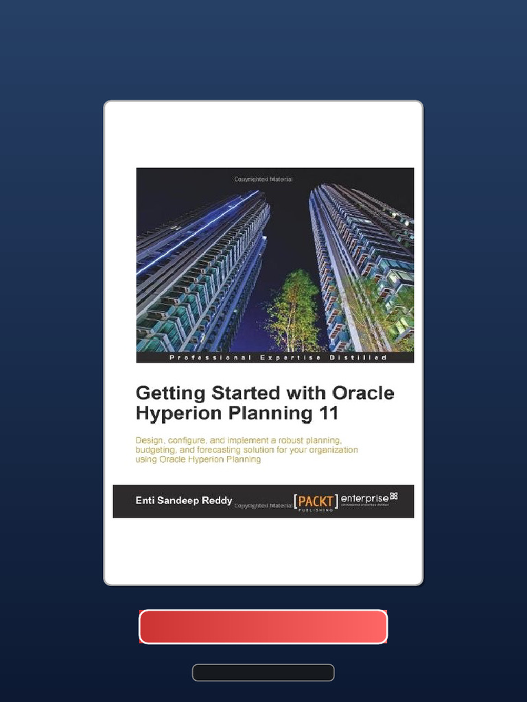 Getting Started With Oracle Hyperion Planning 11 Full Download | PDF | Multiple Choice | Science