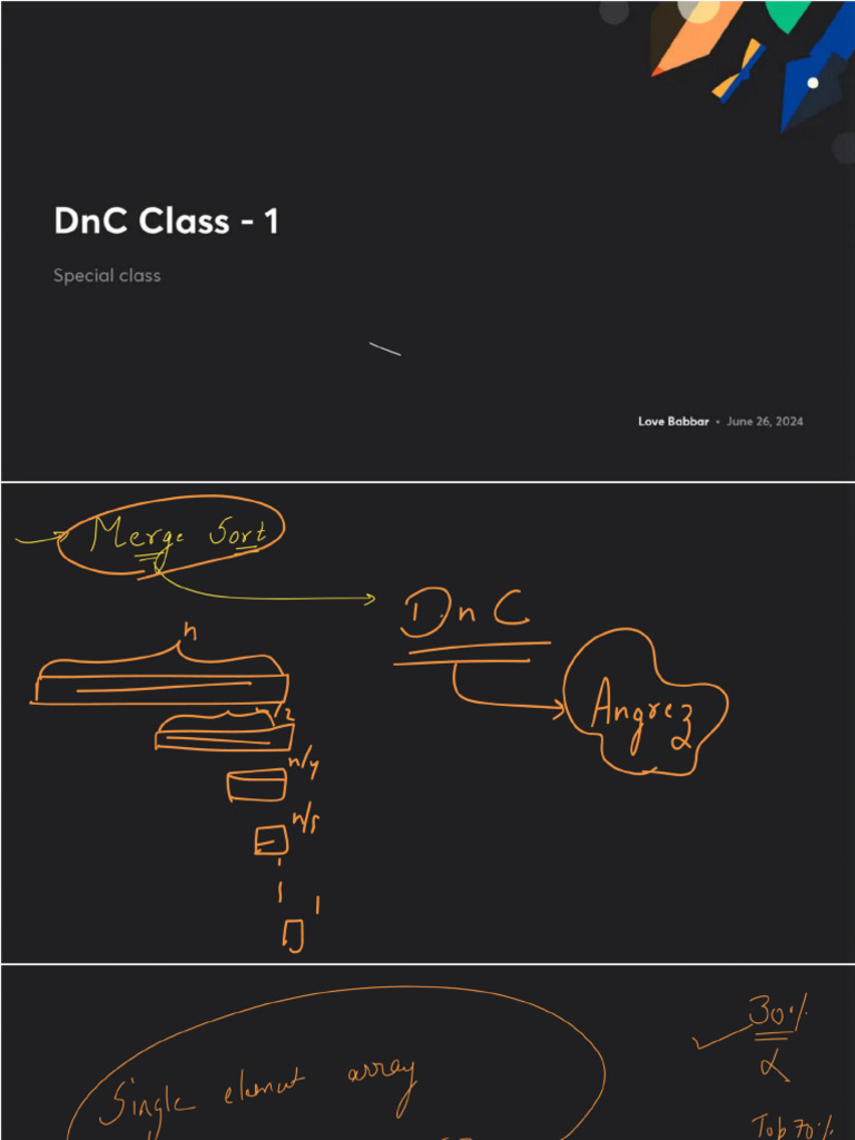 DNC Class 1 With Anno | PDF