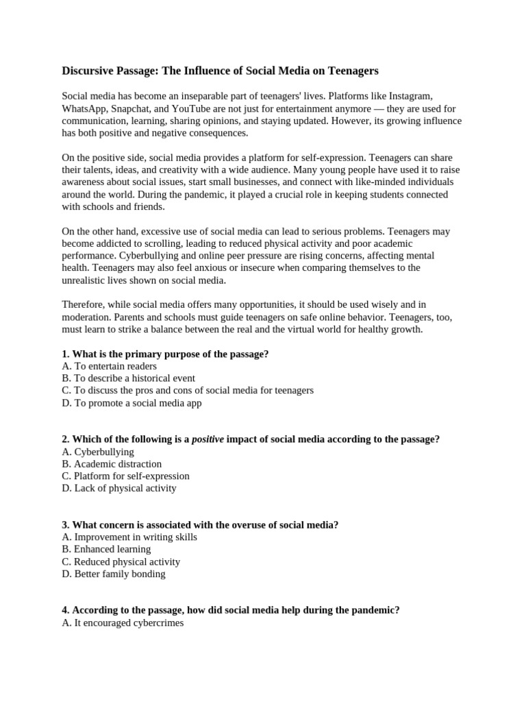 Discursive Passage Class Ix | PDF | Educational Technology | Social Media