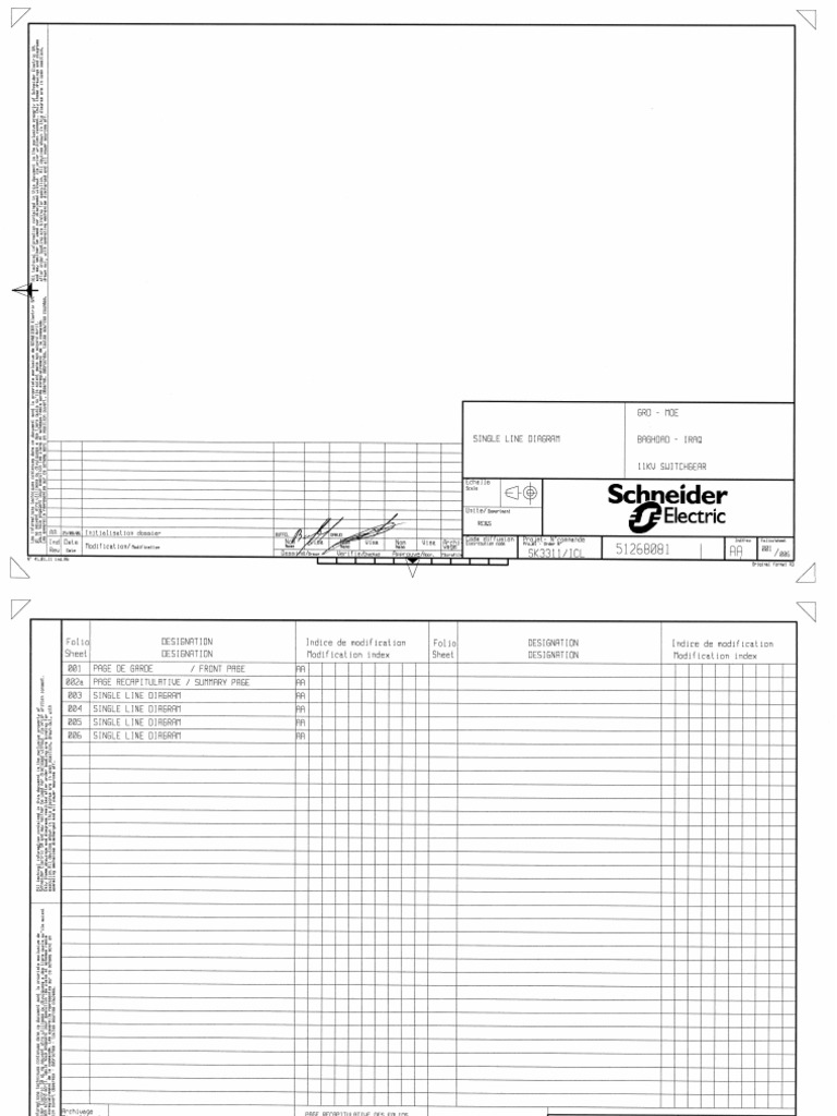 Single Line Diagramm | PDF